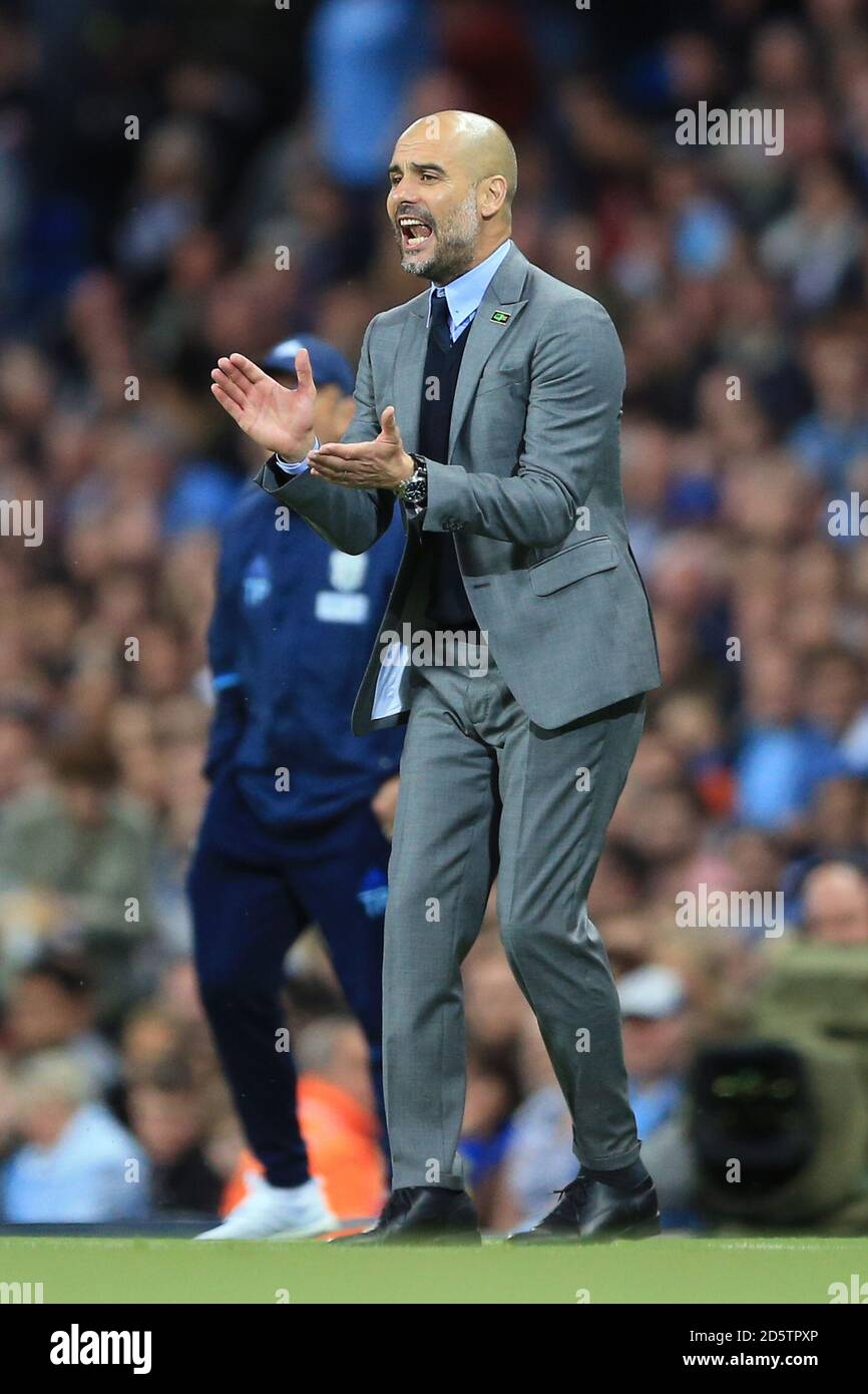 Manchester City manager Pep Guardiola Stock Photo - Alamy