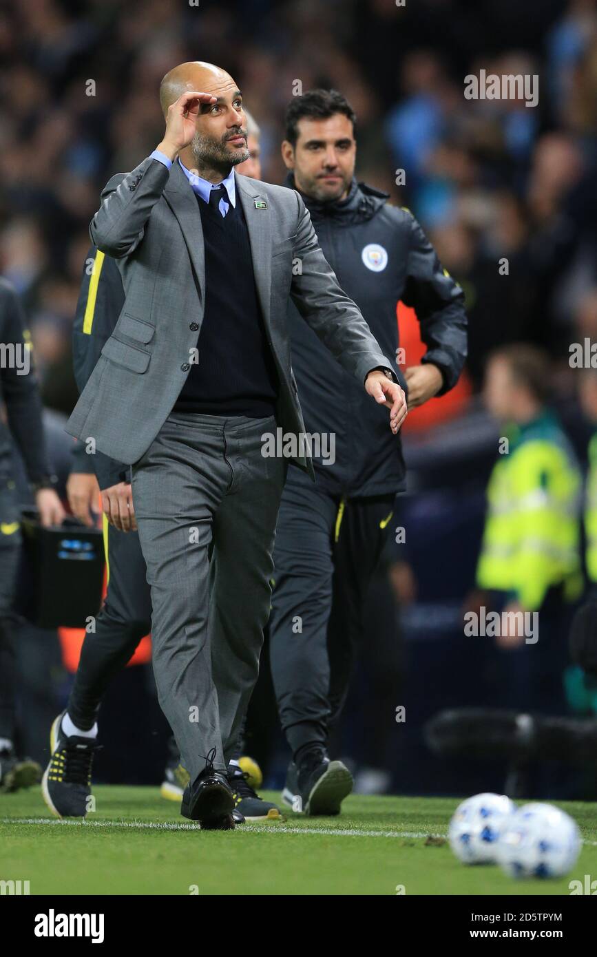 Manchester City manager Pep Guardiola Stock Photo - Alamy