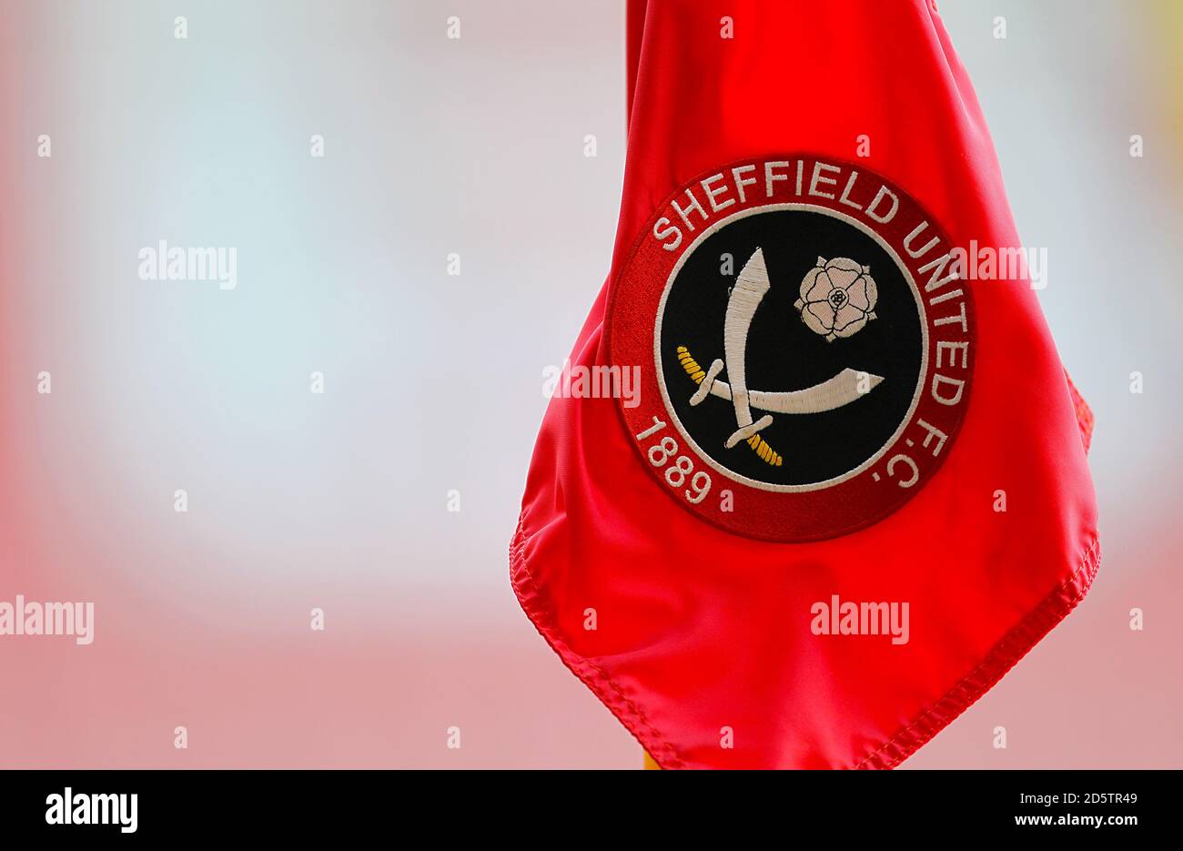 Detail of a Sheffield United corner flag Stock Photo - Alamy