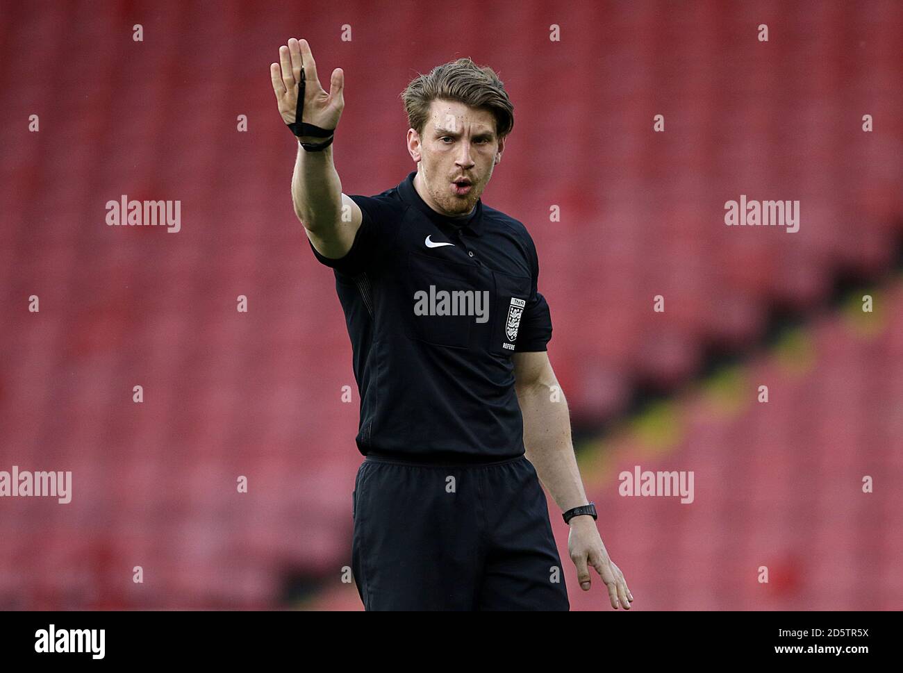 Referee Sam Muhall Stock Photo - Alamy