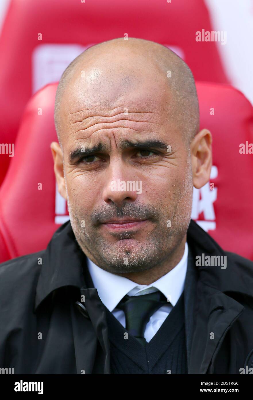Manchester City manager Pep Guardiola Stock Photo - Alamy