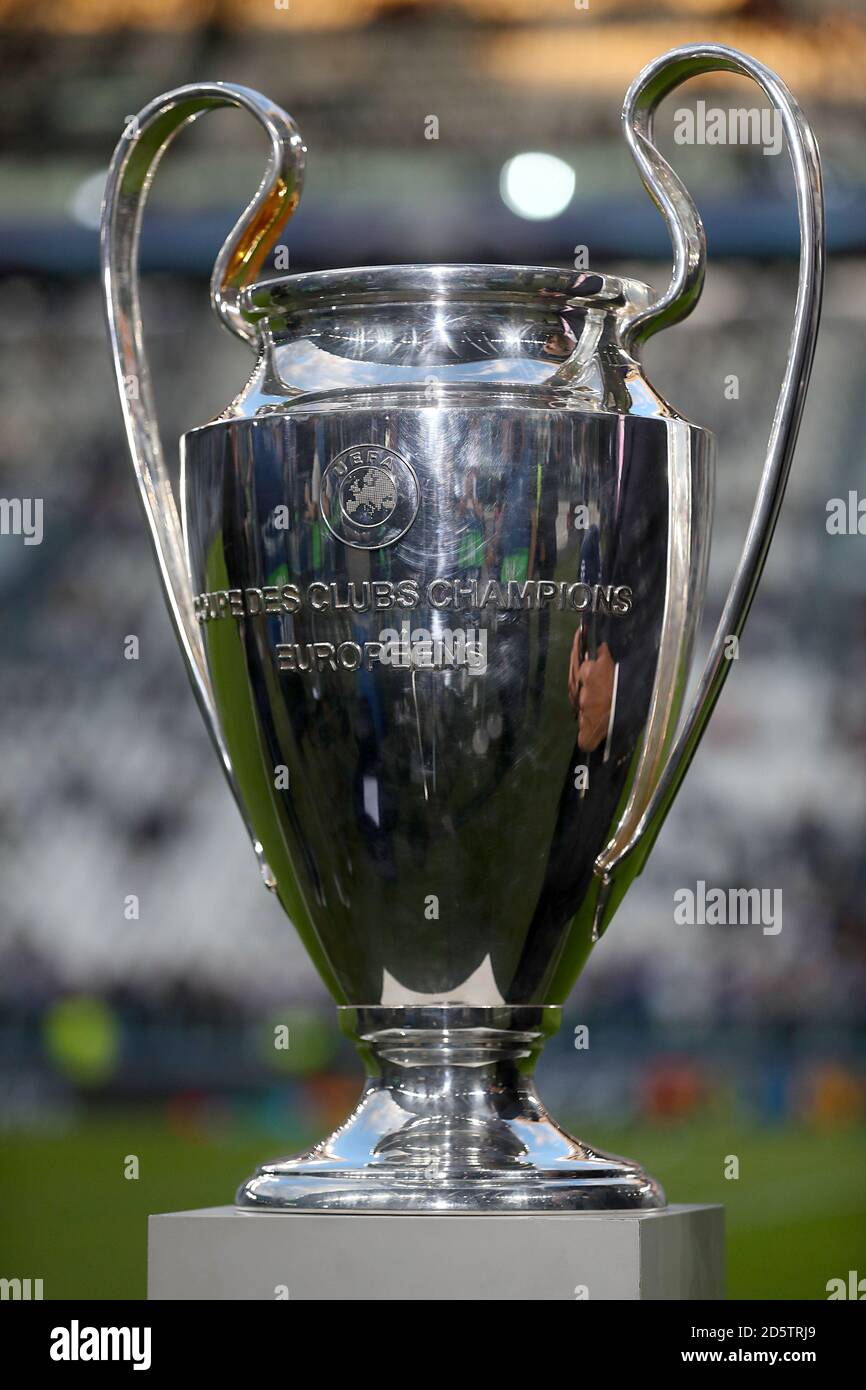 General view of the Champions League Trophy Stock Photo - Alamy