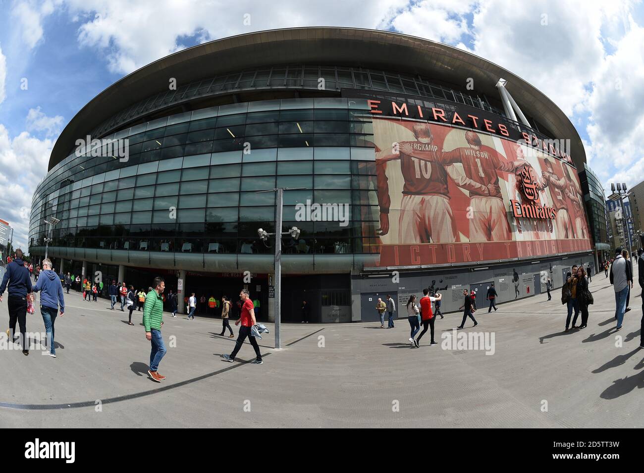 A general view of Emirates Stadium Stock Photo - Alamy
