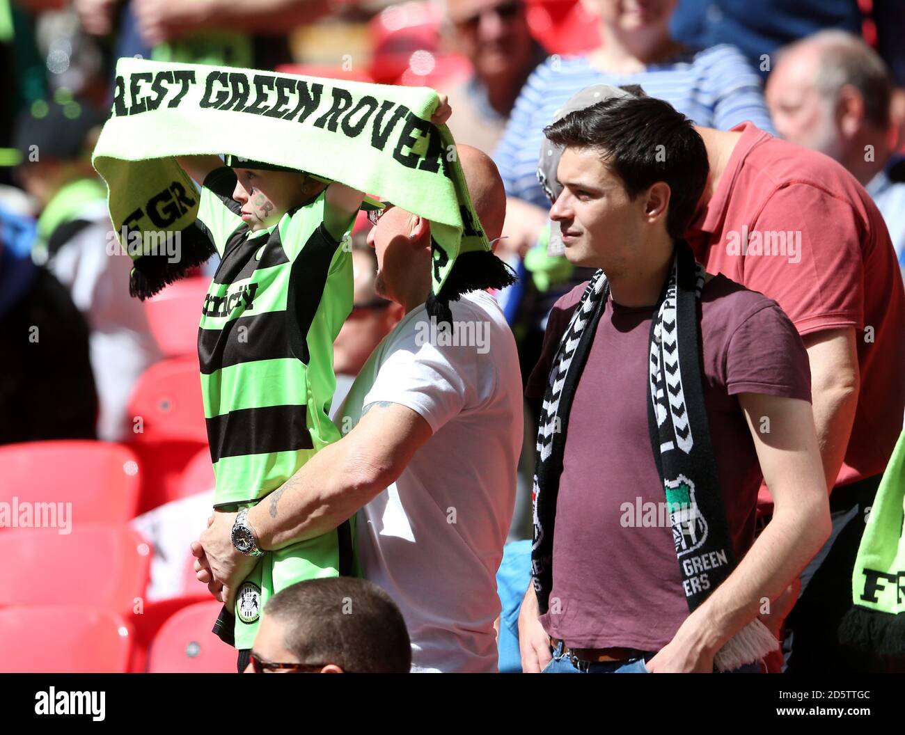Forest Green Rovers' fans Stock Photo - Alamy