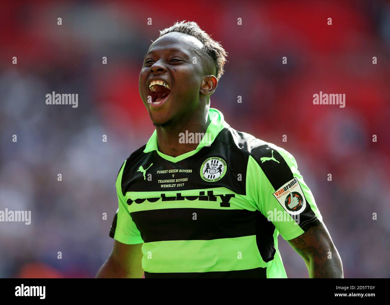 Forest Green Rovers' Drissa Traore Stock Photo - Alamy