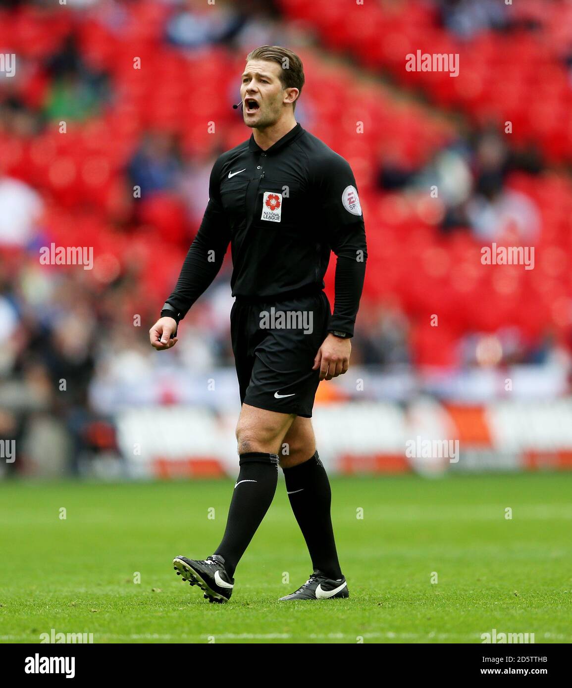 Referee Anthony Backhouse Stock Photo - Alamy