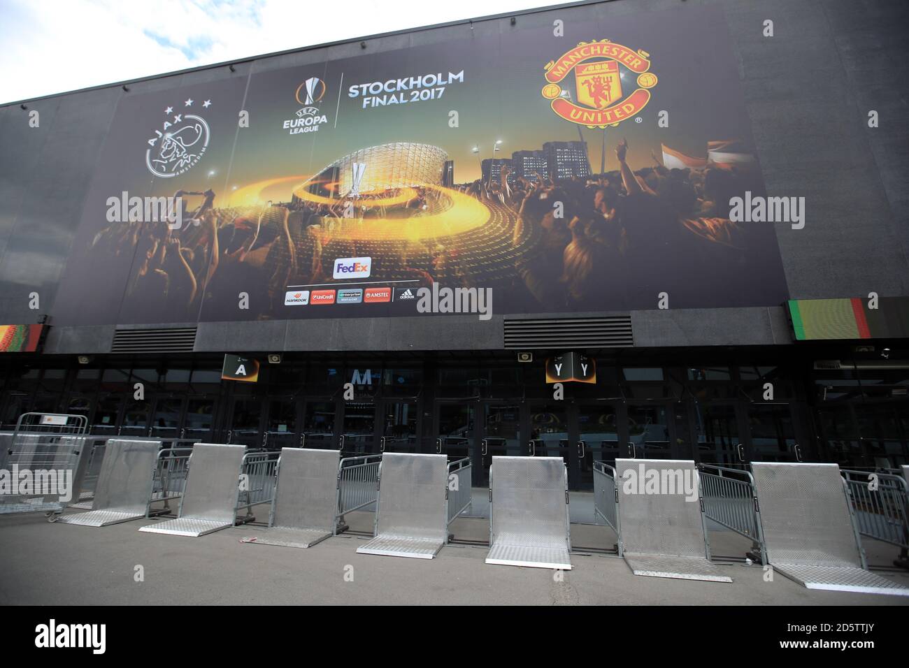 Installed outside friends arena hi-res stock photography and images - Alamy