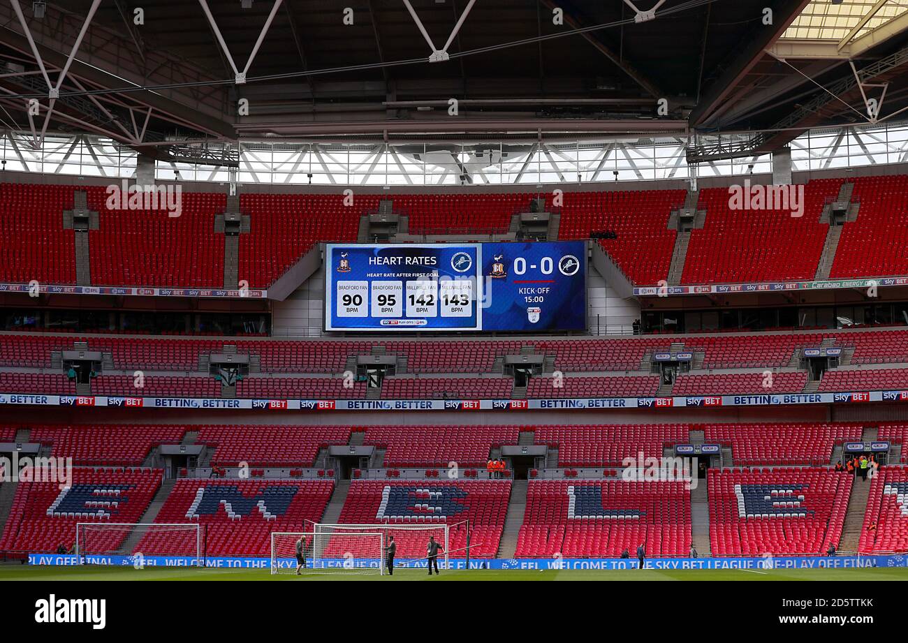 A fans heart rate counter in the stands Stock Photo - Alamy