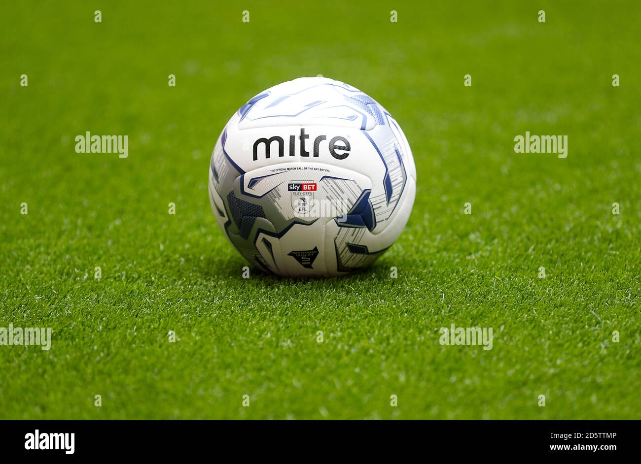 General view of a Mitre ball on the pitch Stock Photo - Alamy