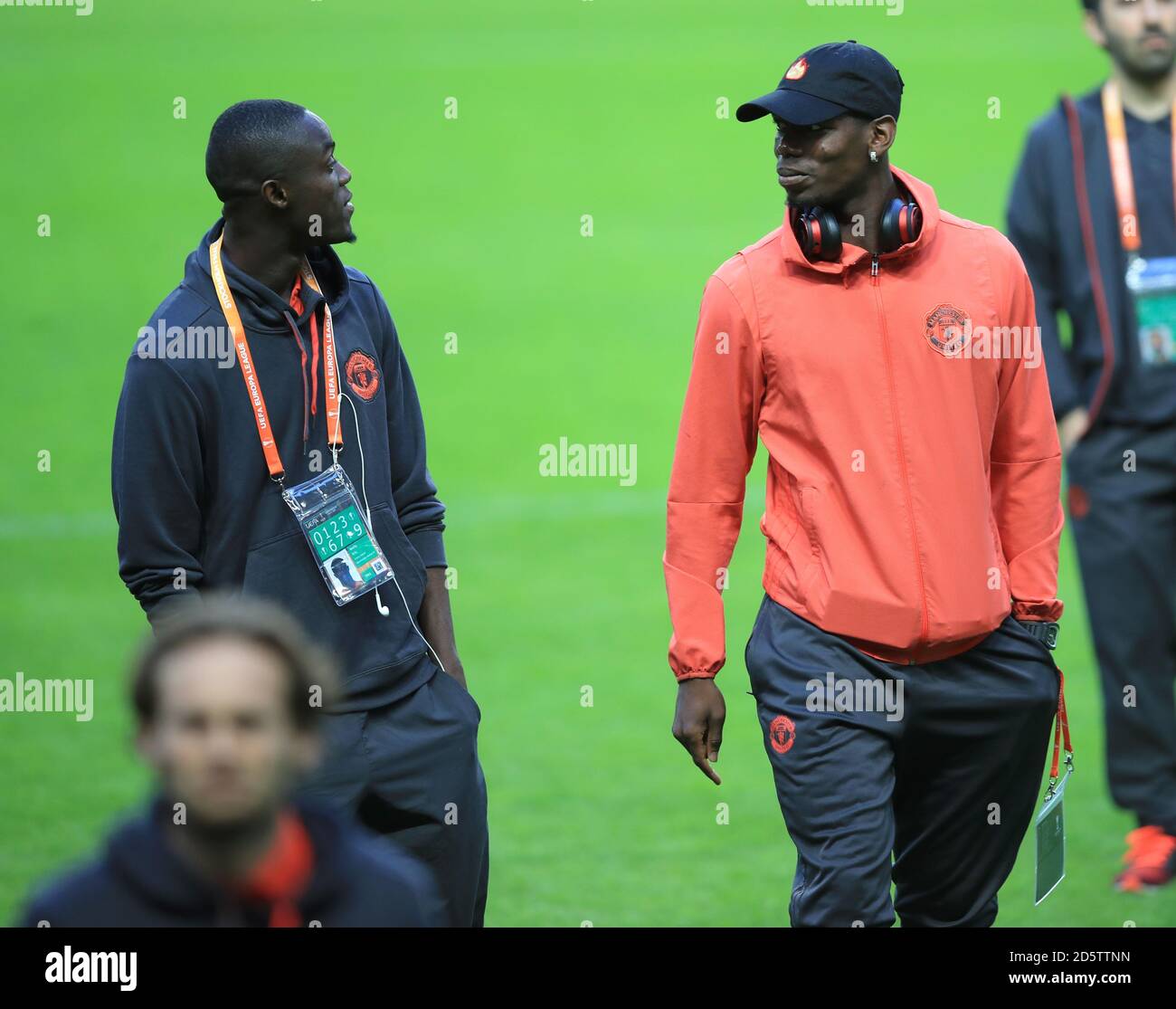 Paul Pogba during the team walk about at the Friends arena Stock Photo ...