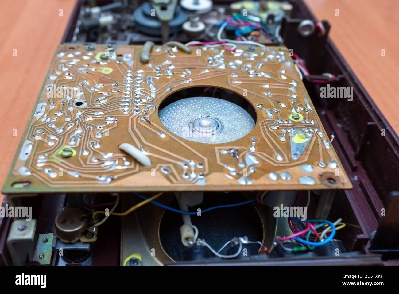 Details of cassette recorder player 80s 90s audio technology Stock ...