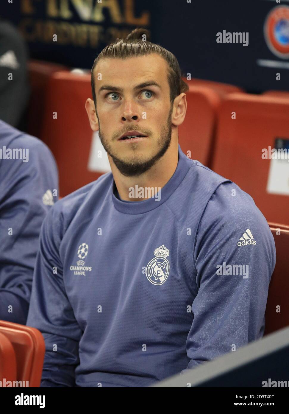 Real Madrid's Gareth Bale before the 2017 Champions League Final held ...