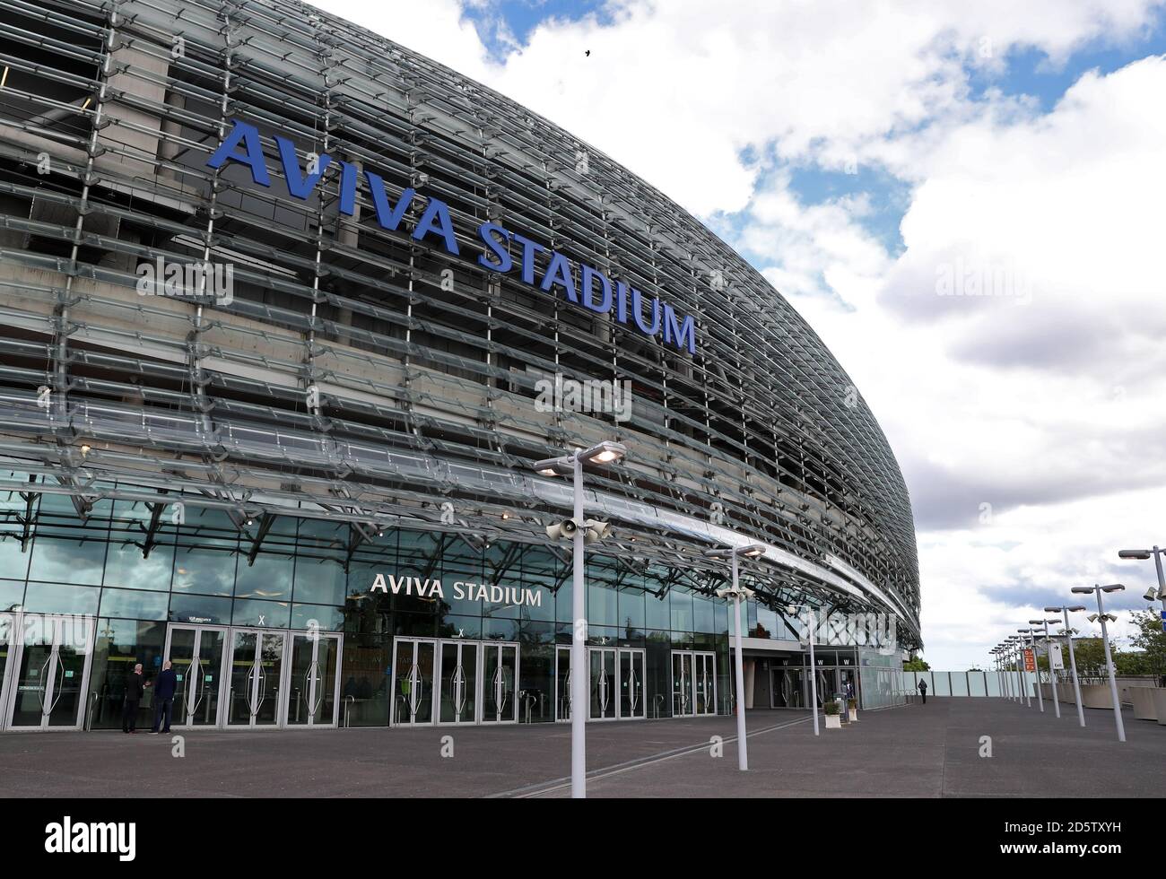 A general view of the Aviva Stadium before kick off Stock Photo - Alamy