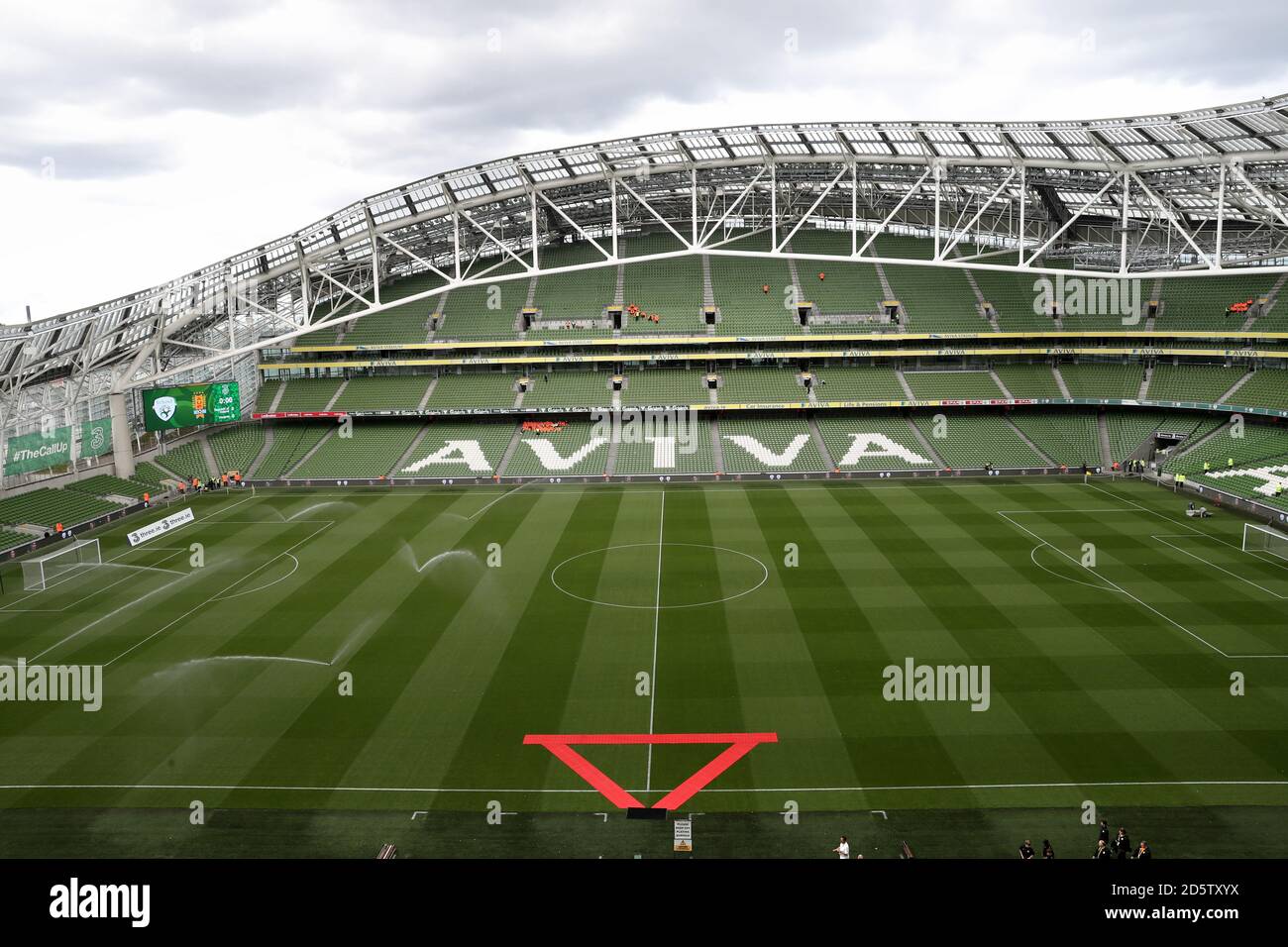 A general view of the Aviva Stadium before kick off Stock Photo - Alamy