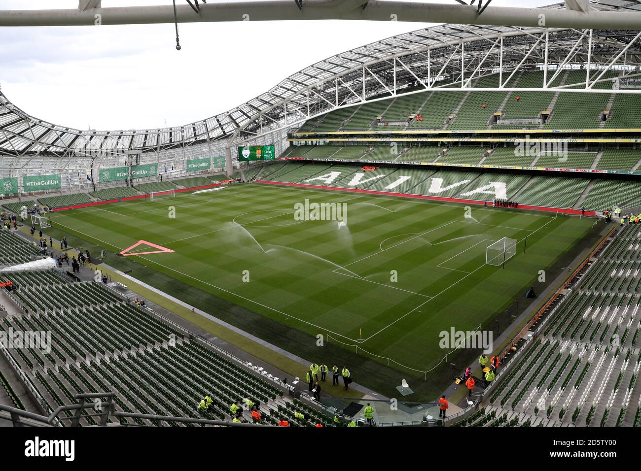 A general view of the Aviva Stadium before kick off Stock Photo - Alamy