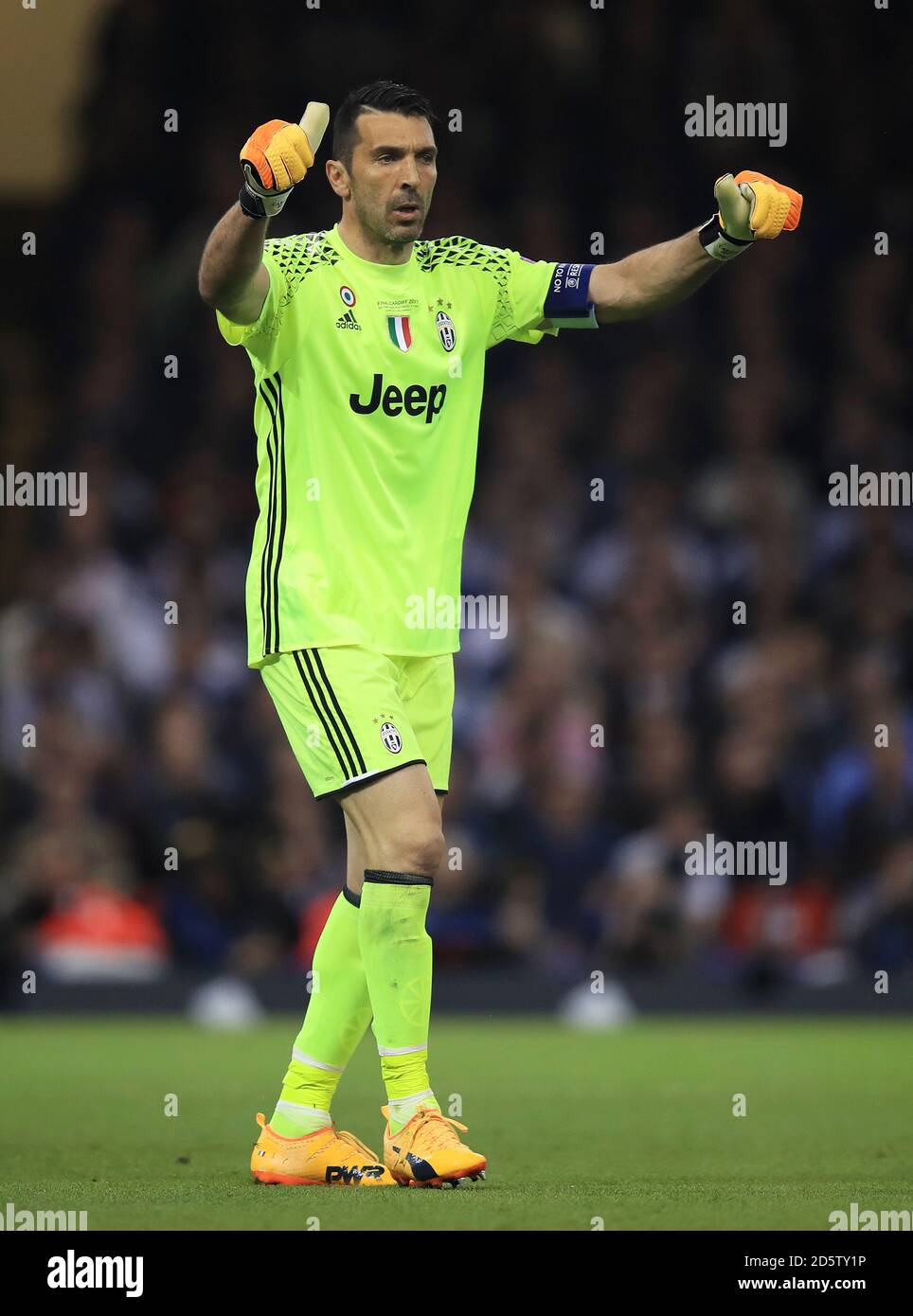 Juventus goalkeeper Gianluigi Buffon during the 2017 Champions League ...