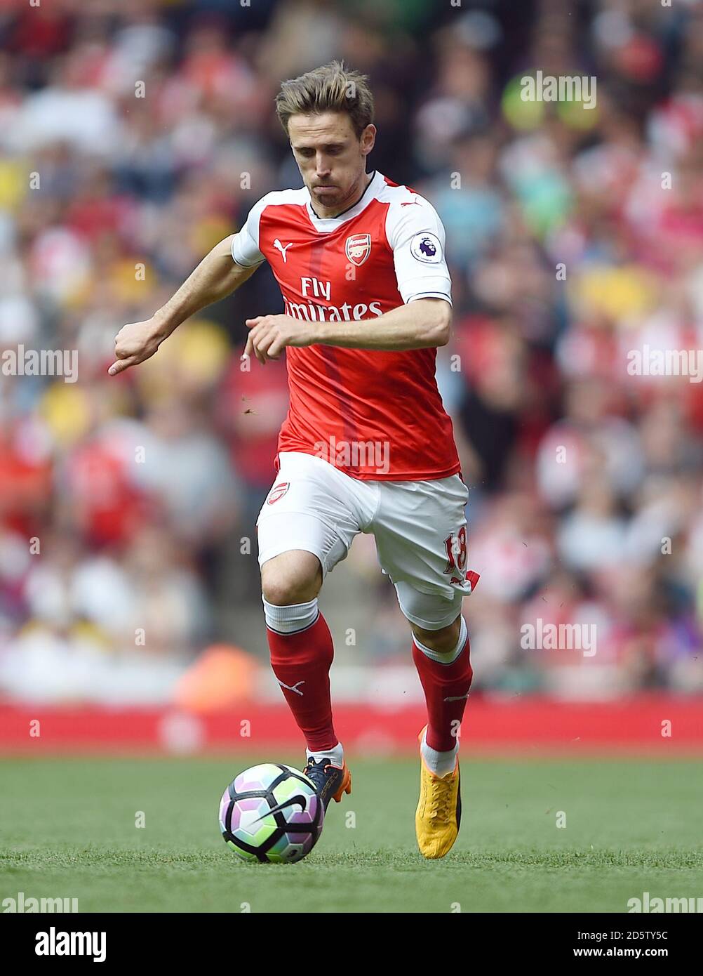 Nacho Monreal, Arsenal Stock Photo - Alamy