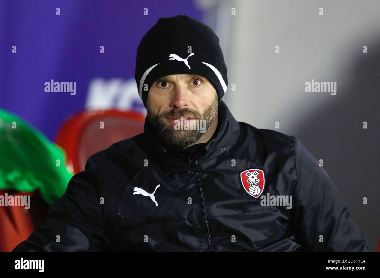 Rotherham United manager Paul Warne Stock Photo - Alamy