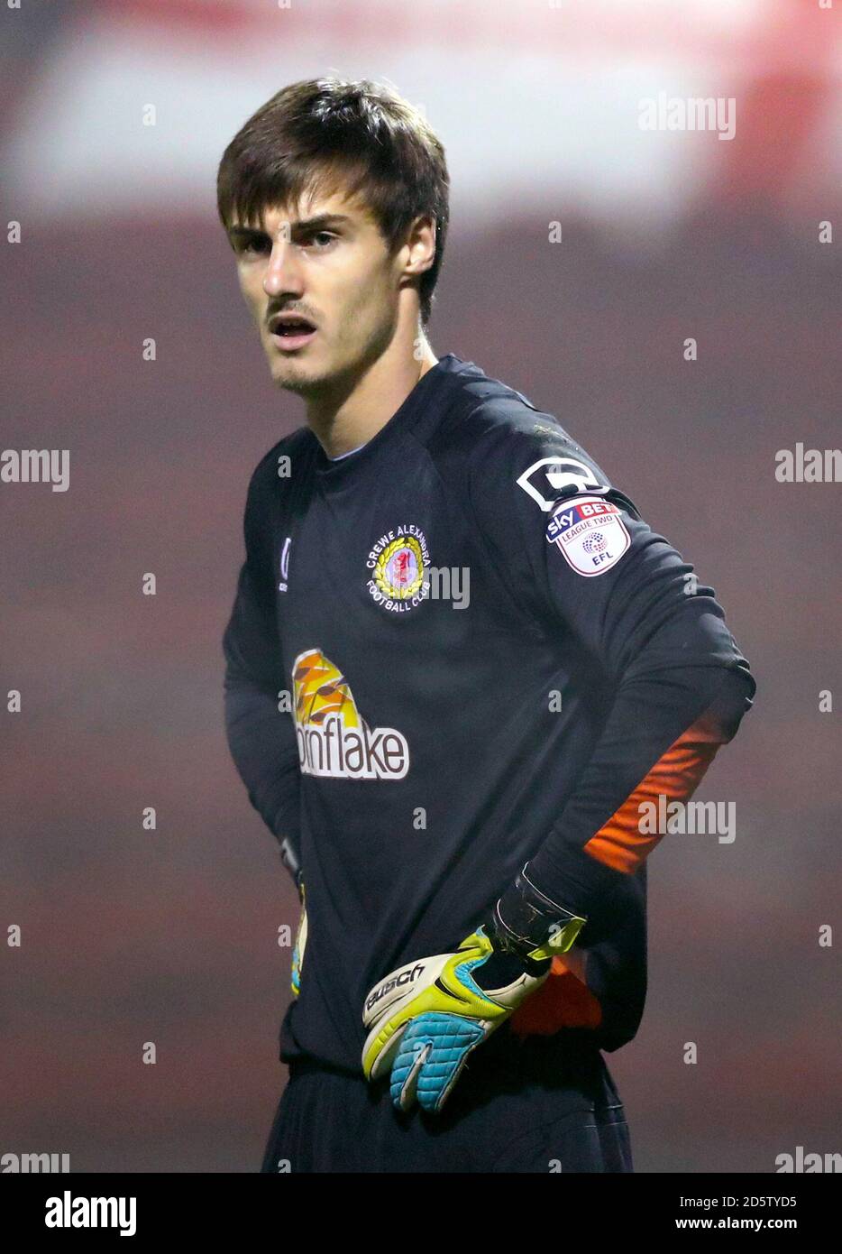 Crewe Alexandra goalkeeper Ben Garratt Stock Photo - Alamy