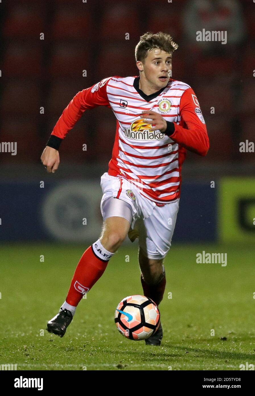 Crewe Alexandra's James Jones Stock Photo - Alamy