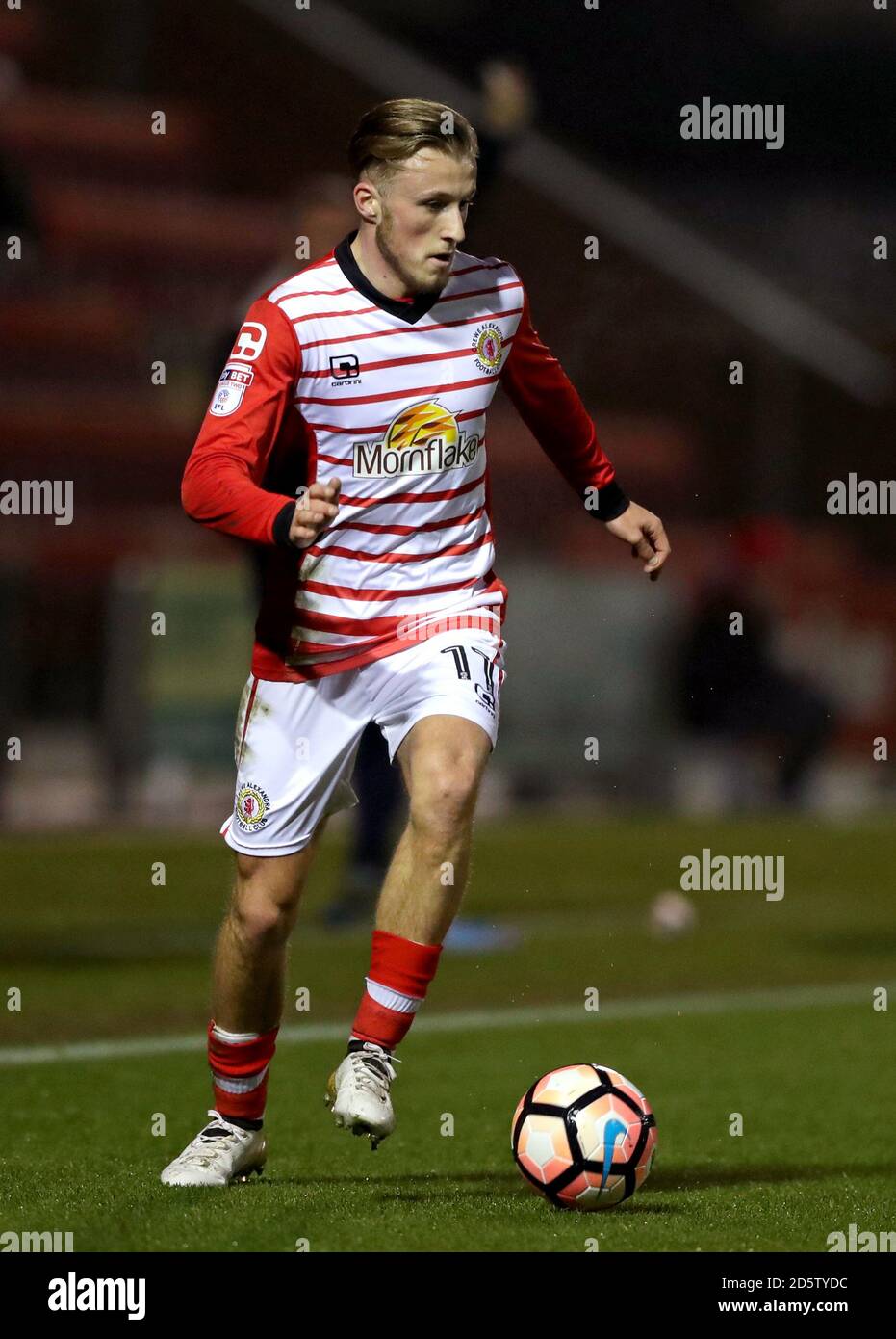 Crewe Alexandra's George Cooper Stock Photo - Alamy