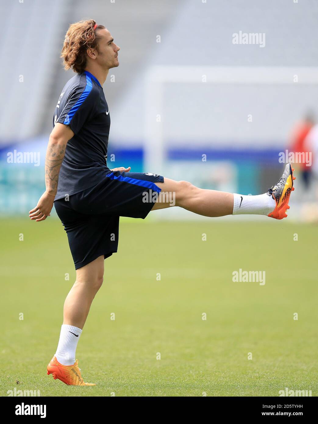 France's Antoine Griezmann during the training session at the Stade de ...