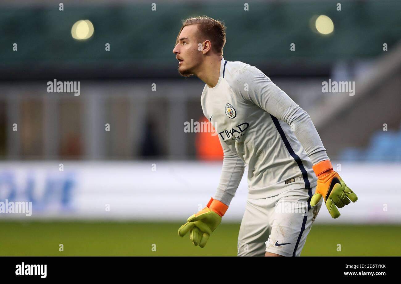 Manchester city goalkeeper christian kjetil haug hi-res stock ...
