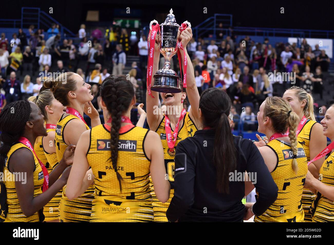 Wasps celebrate after winning the Grand Final between Loughborough ...