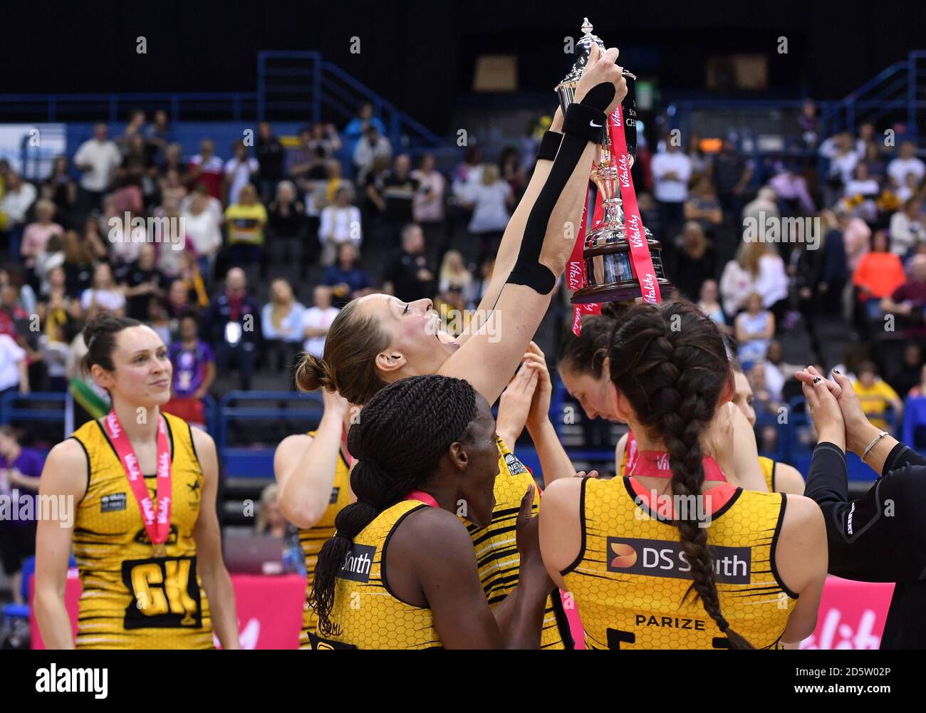 Wasps celebrate after winning the Grand Final between Loughborough ...