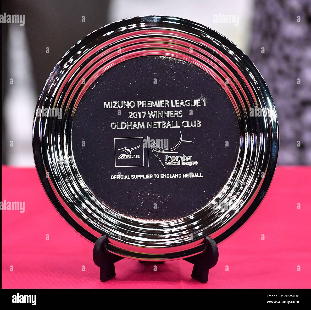 A general view of the Award presented to Oldham Netball Club for ...