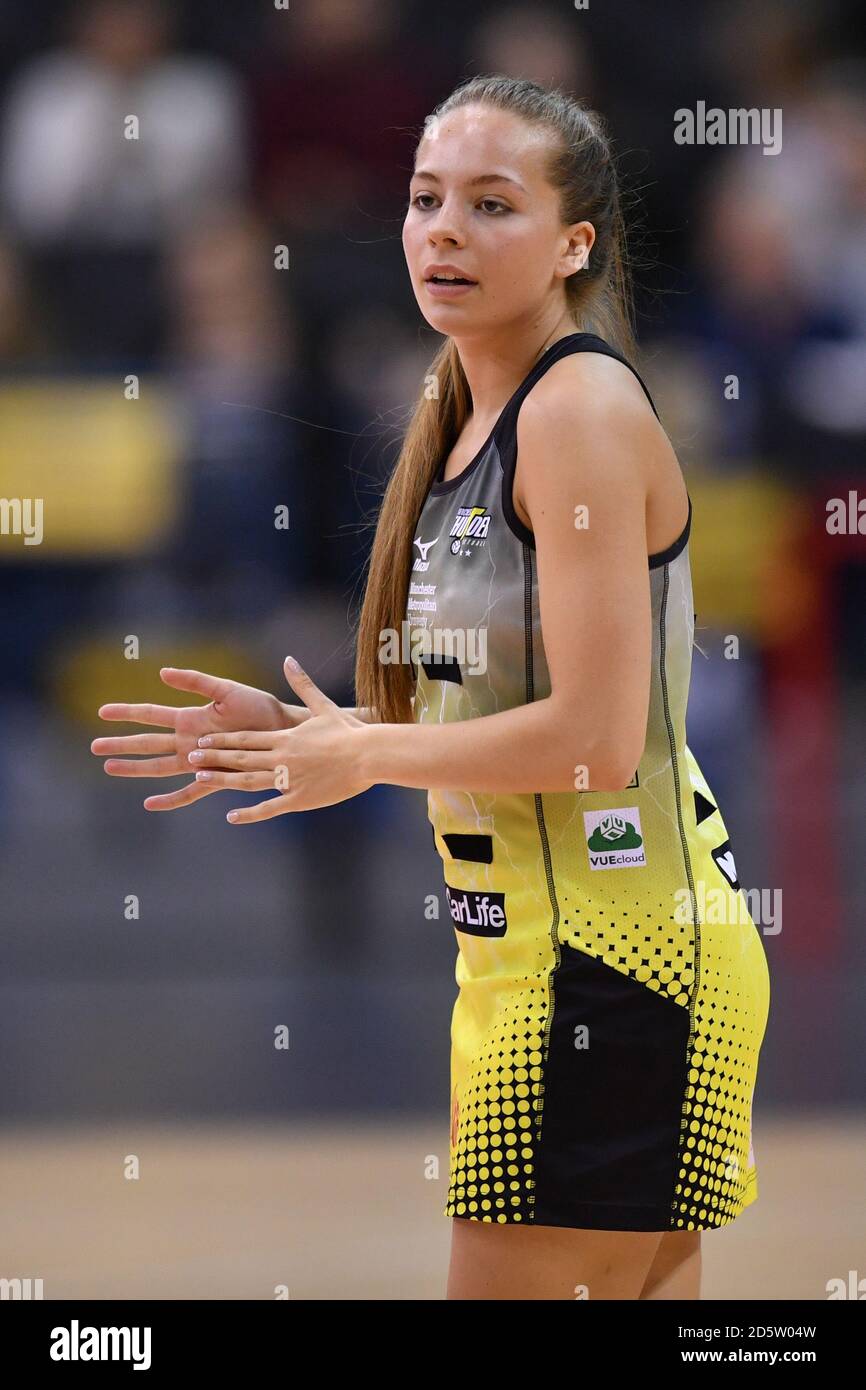 Manchester Thunder's Rebecca Hoult Stock Photo - Alamy