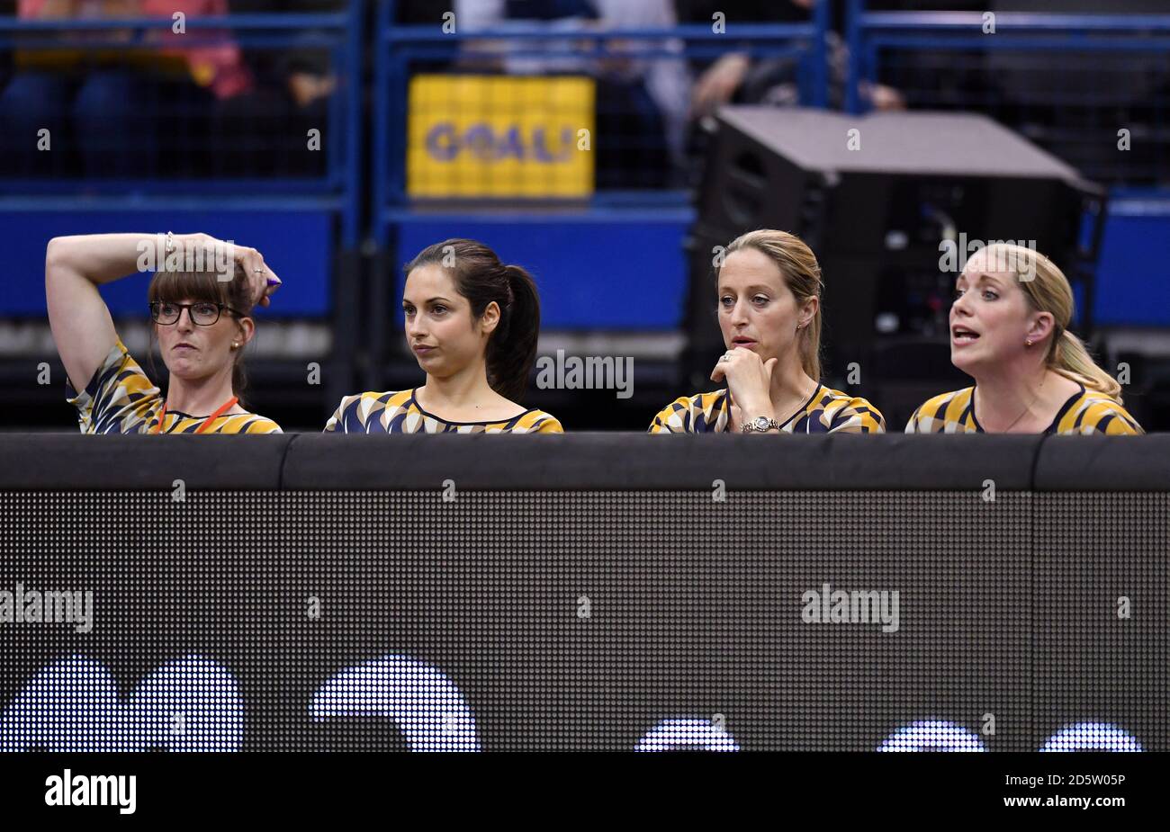 Team Bath coaching and management staff look on Stock Photo - Alamy