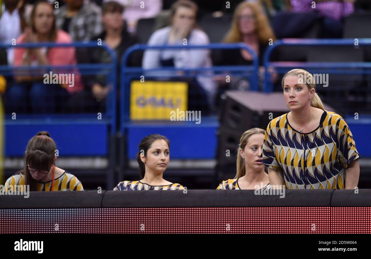 Team Bath head coach Anna Stembridge (right Stock Photo - Alamy