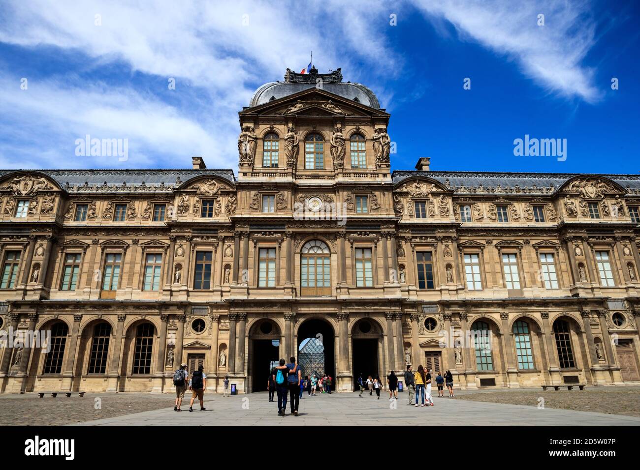 The Louvre Palace, Paris Stock Photo - Alamy