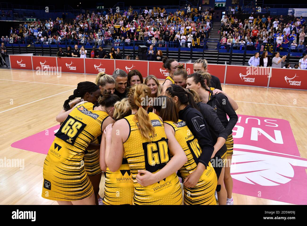 Wasps Netball celebrate after winning the Grand Final between ...