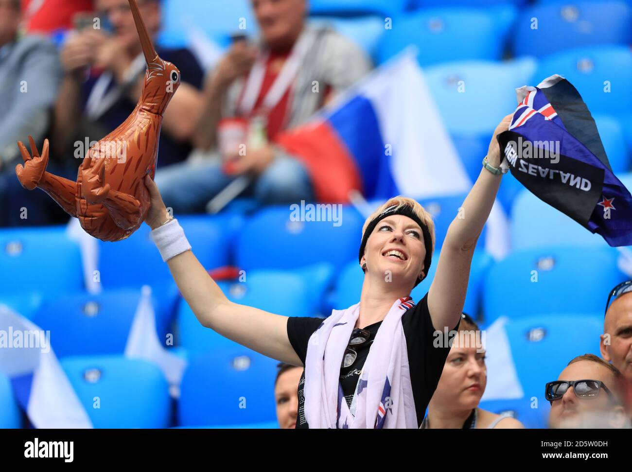 New zealand fan in the stands hi-res stock photography and images - Alamy