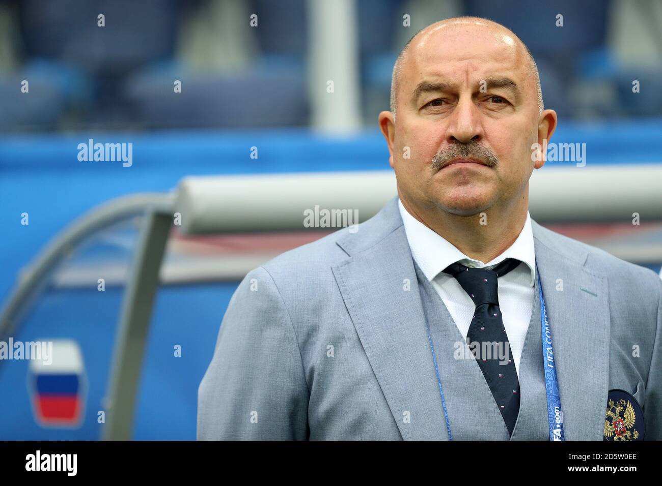 Russia manager Stanislav Cherchesov Stock Photo - Alamy