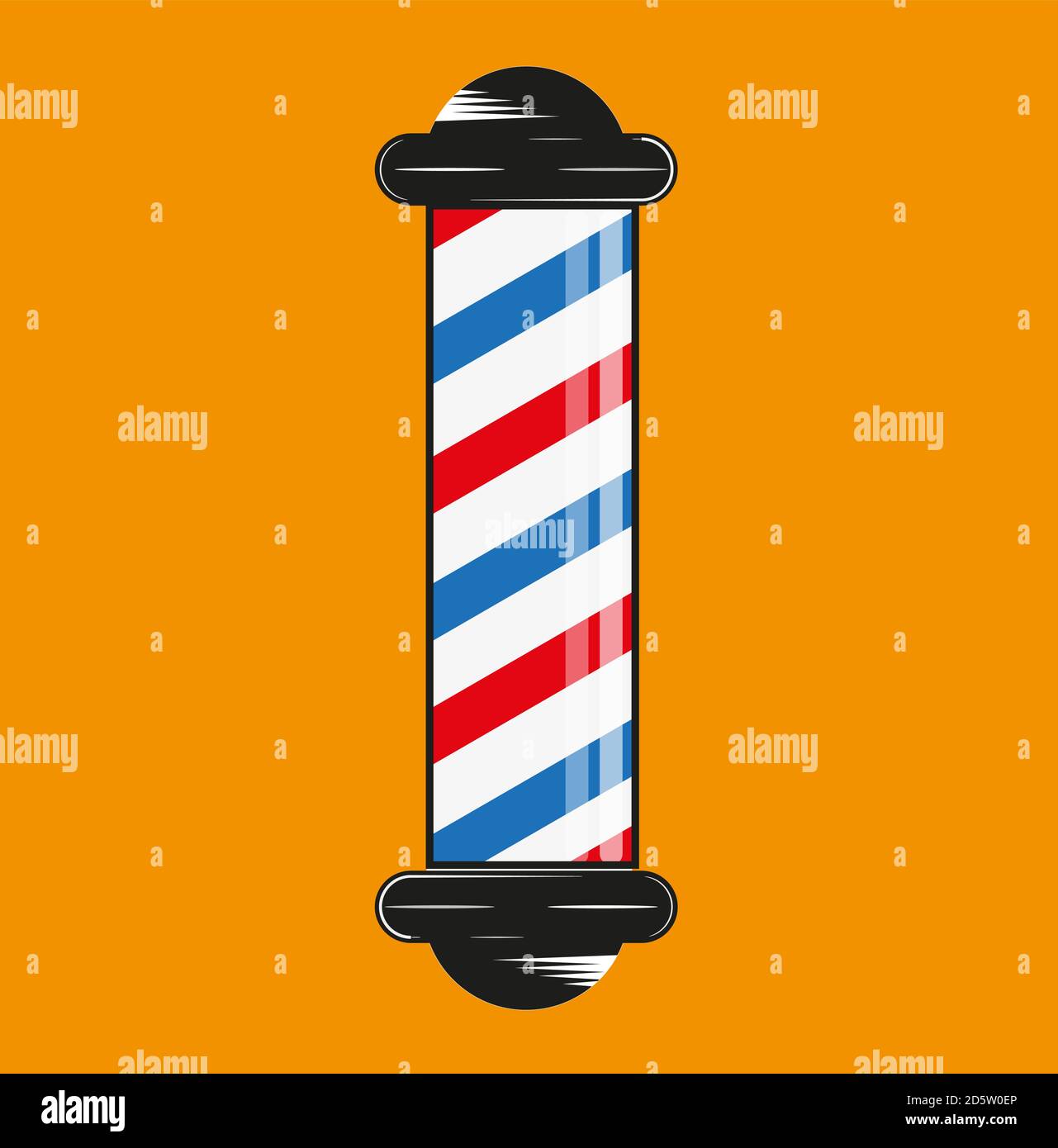 Original Barber Pole Vector