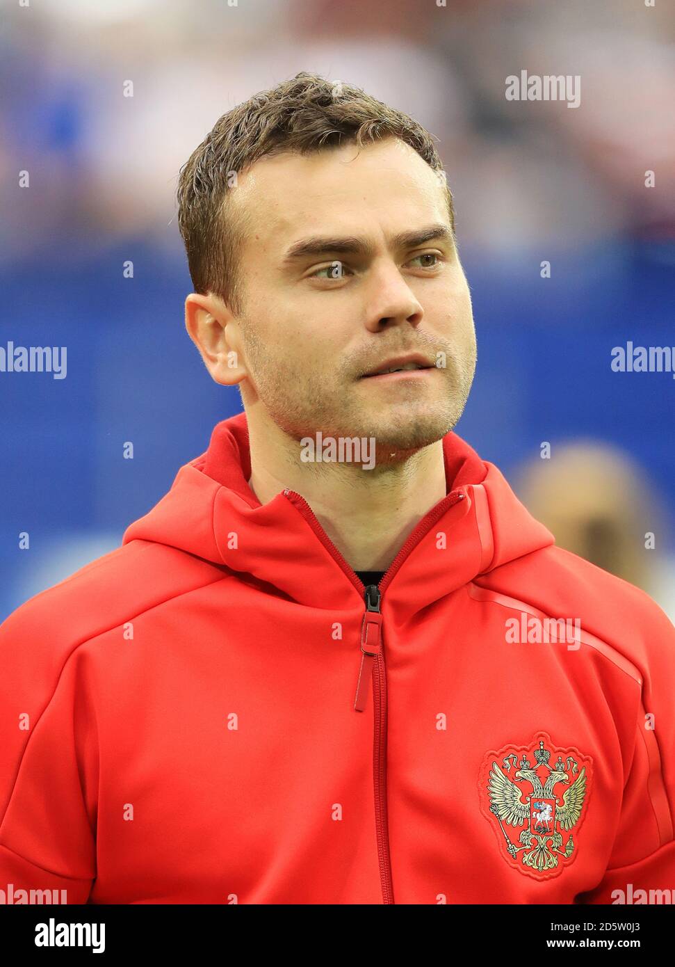 Russia goalkeeper Igor Akinfeev Stock Photo - Alamy
