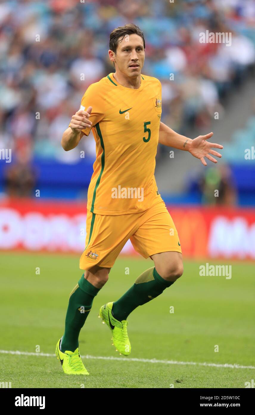 Australia's Mark Milligan Stock Photo - Alamy