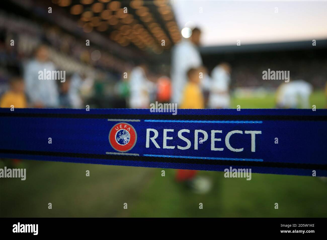 A general view of the UEFA Respect logo Stock Photo - Alamy