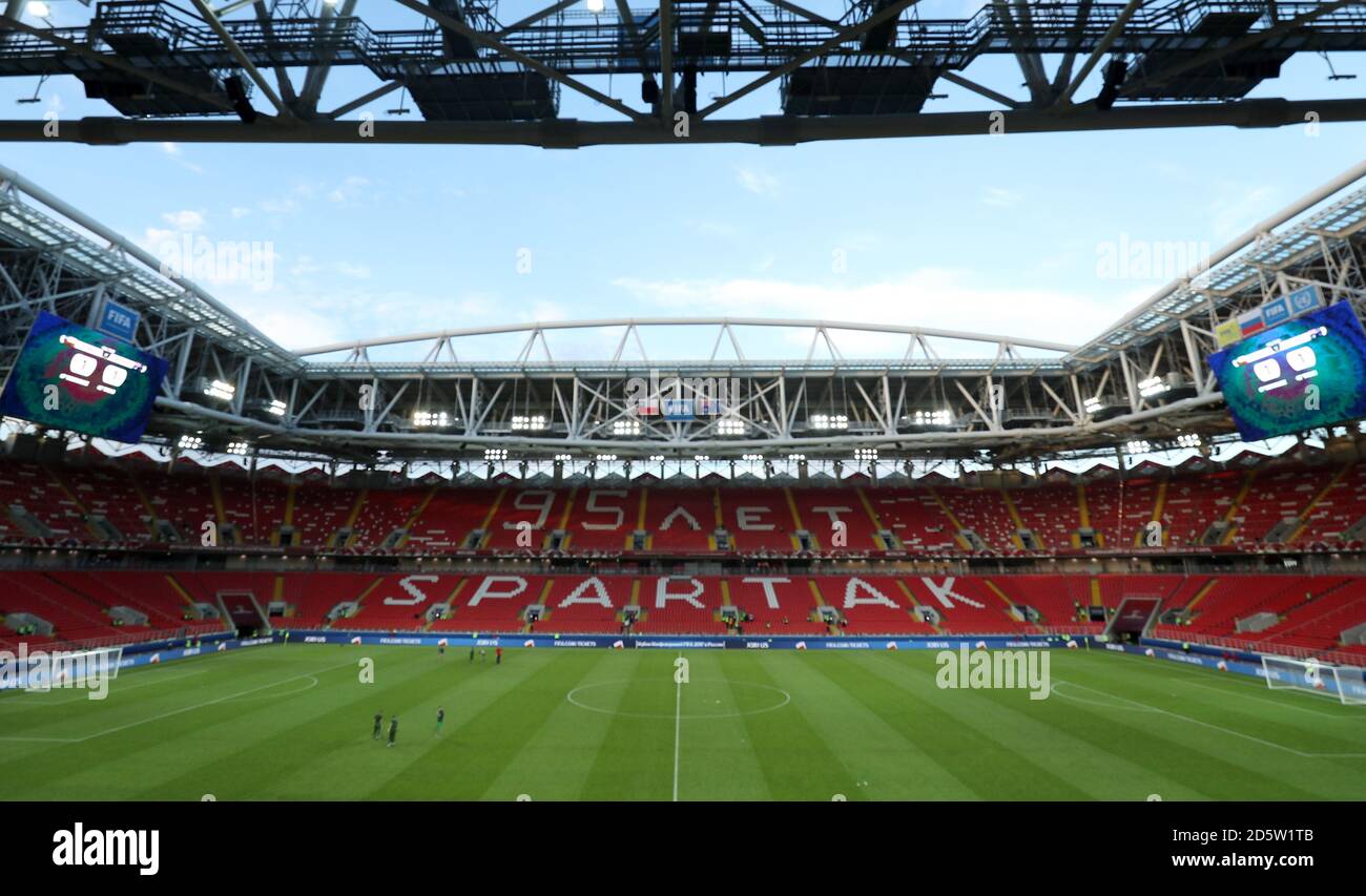 A general view of Spartak Stadium Stock Photo - Alamy