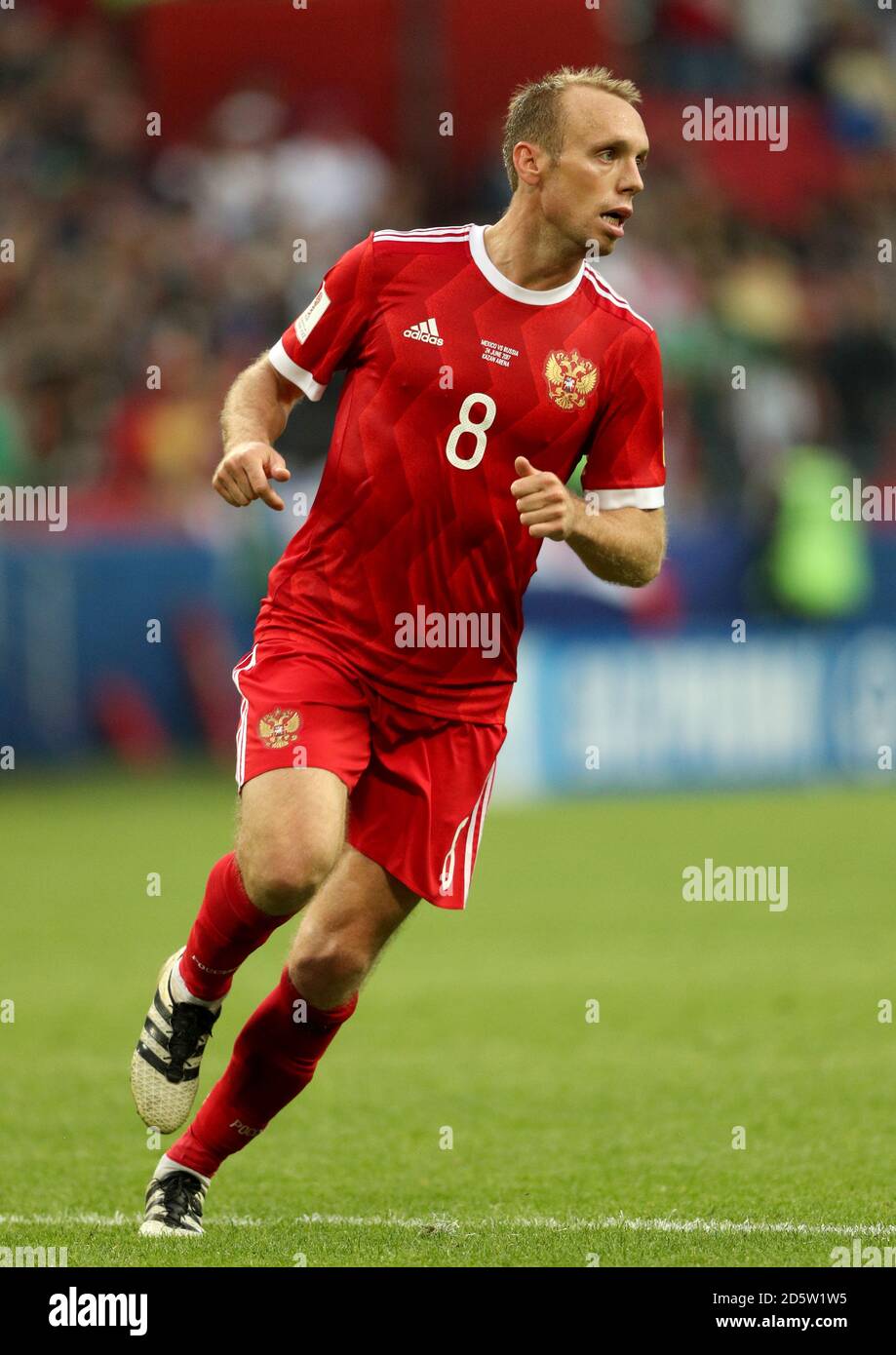 Russia's Denis Glushakov Stock Photo - Alamy