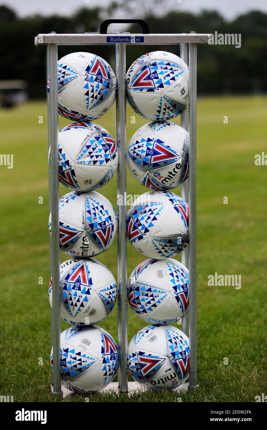 Detail of the new EFL Mitre ball Stock Photo - Alamy