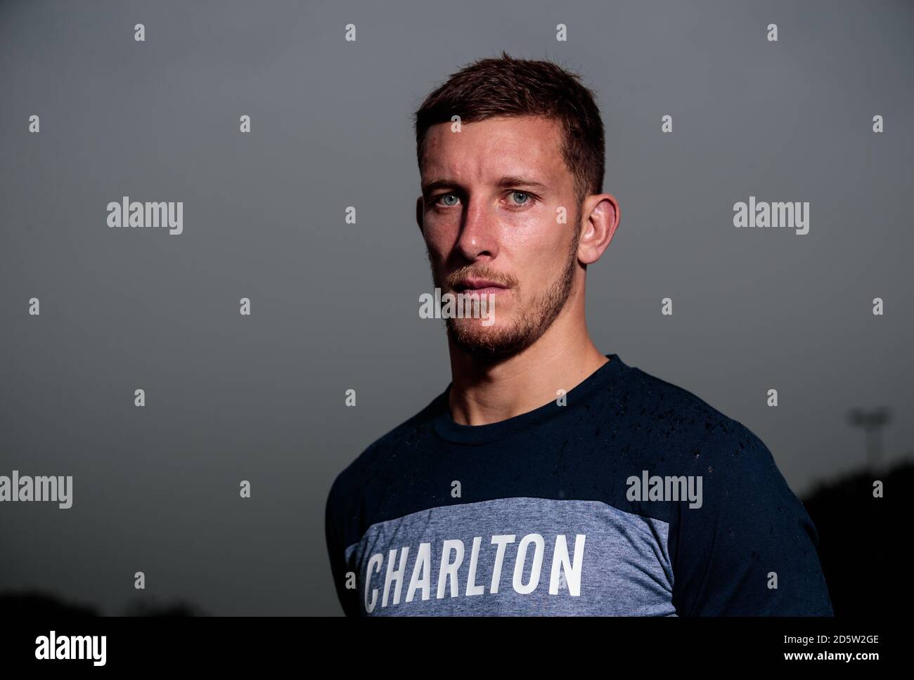 Charlton Athletic's Jason Pearce poses for a photograph after the ...