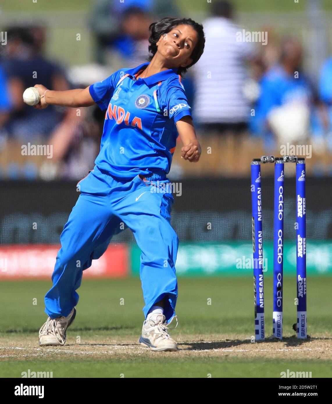 Pakistan's Poonam Yadav during the ICC Women's World Cup match at The ...