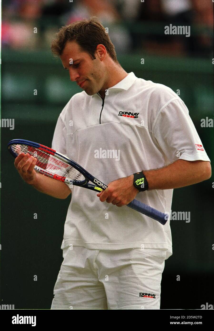 Greg Rusedski feels the pressure Stock Photo - Alamy