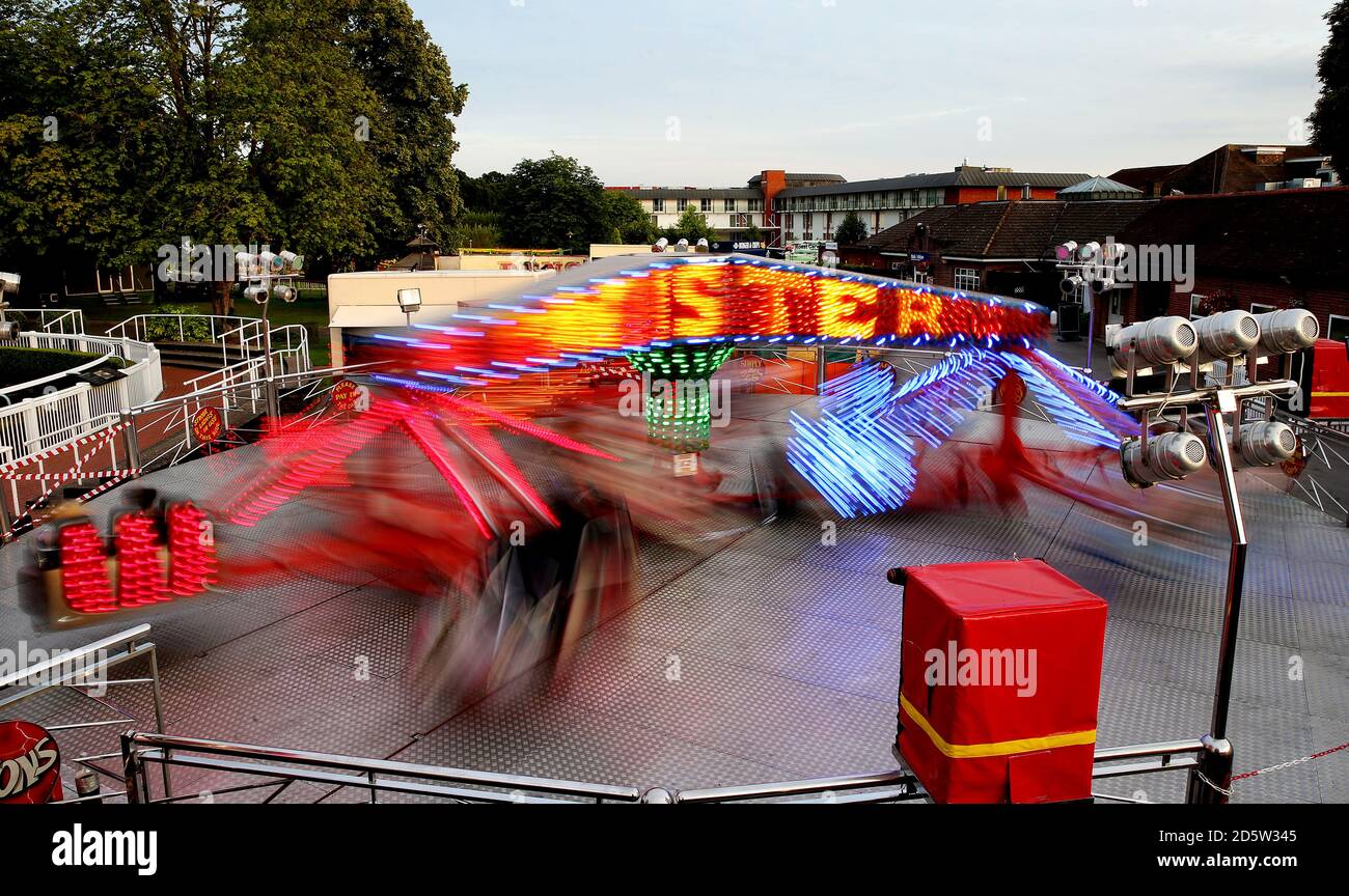 Guests enjoy the attractions at the MW Solicitors Summer Party held at ...