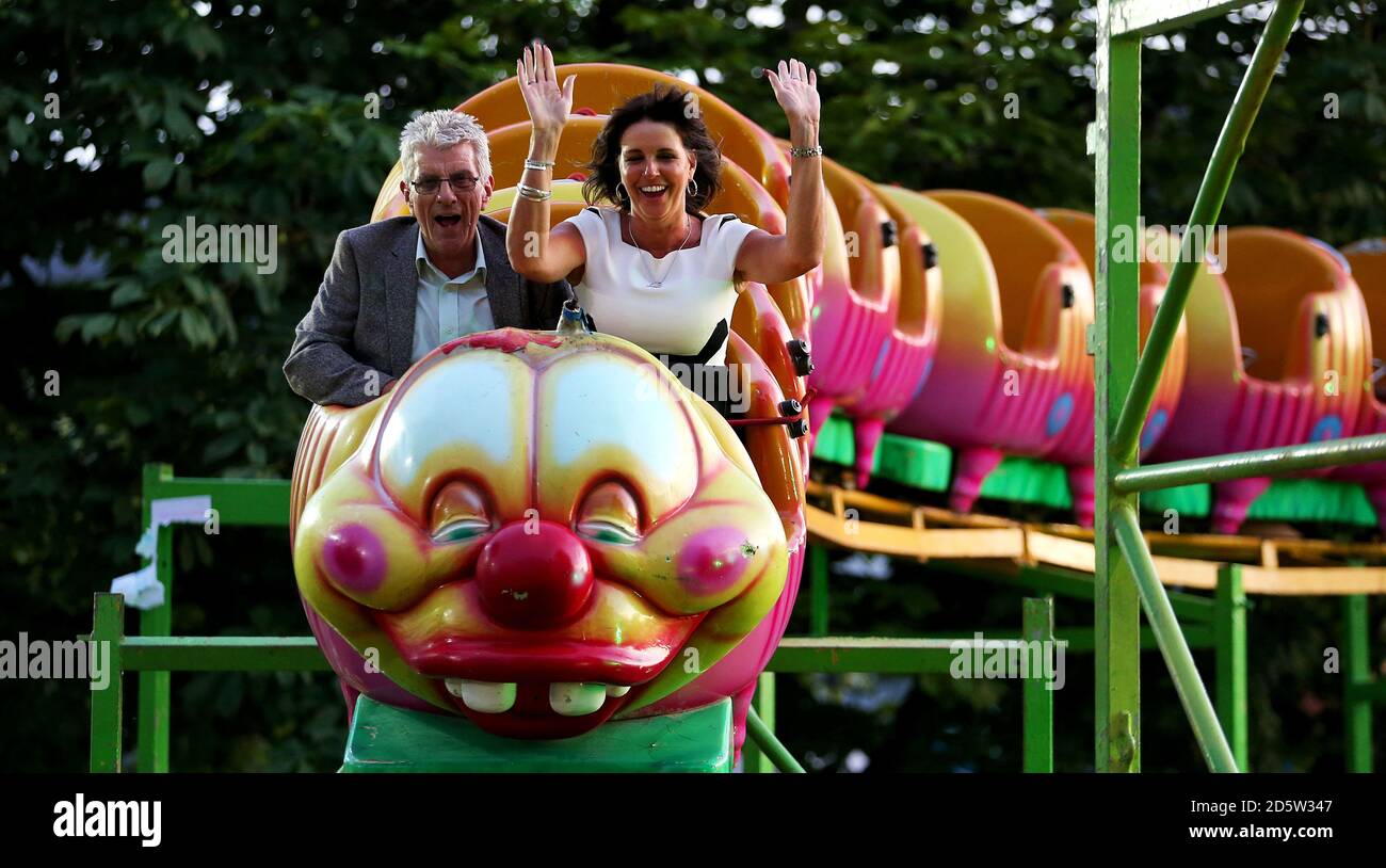 Guests enjoy the attractions at the MW Solicitors Summer Party held at ...