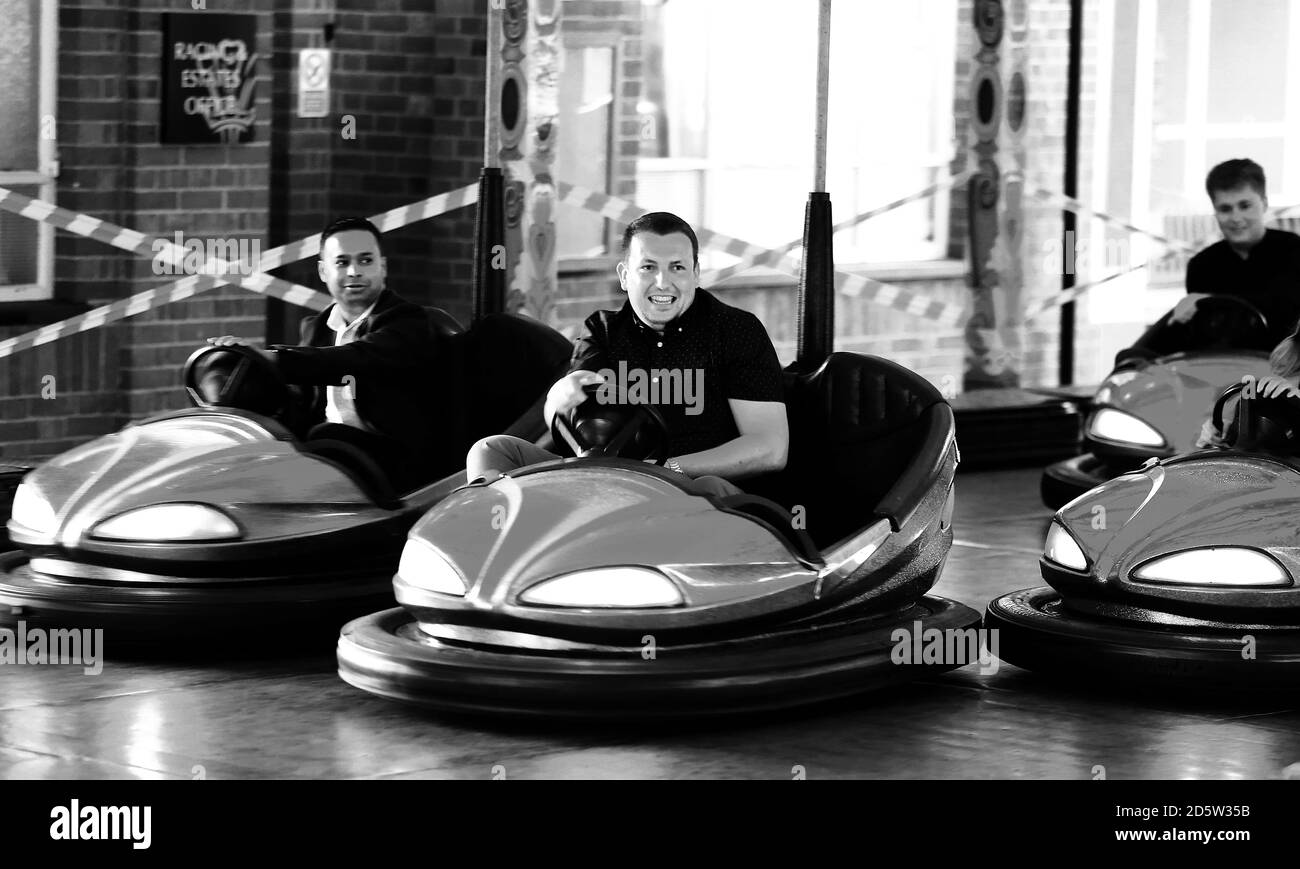 Guests enjoy the attractions at the MW Solicitors Summer Party held at ...